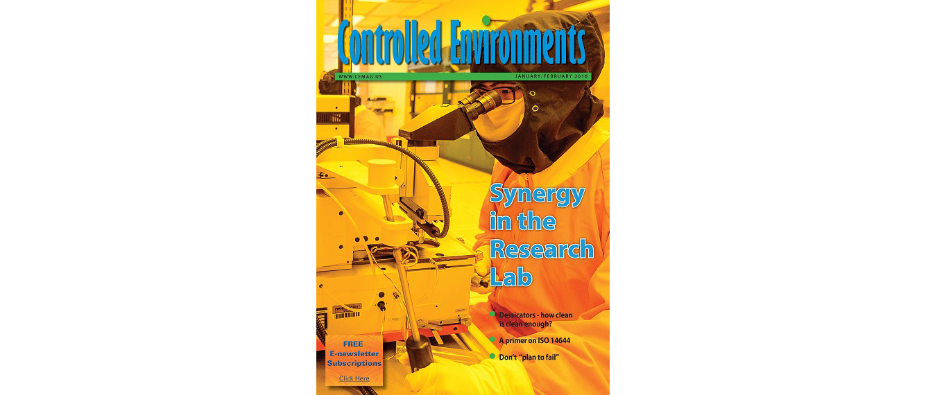 Controlled Environments January/February 2016 - Research & Development ...