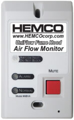 HEMCO AirFlow Monitor continuously monitors face velocity air flow ...