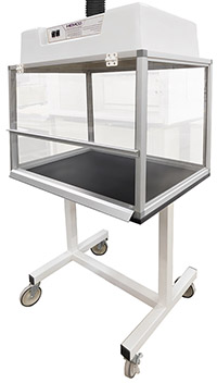 Vented demonstration hood allows viewing from all sides - Research ...