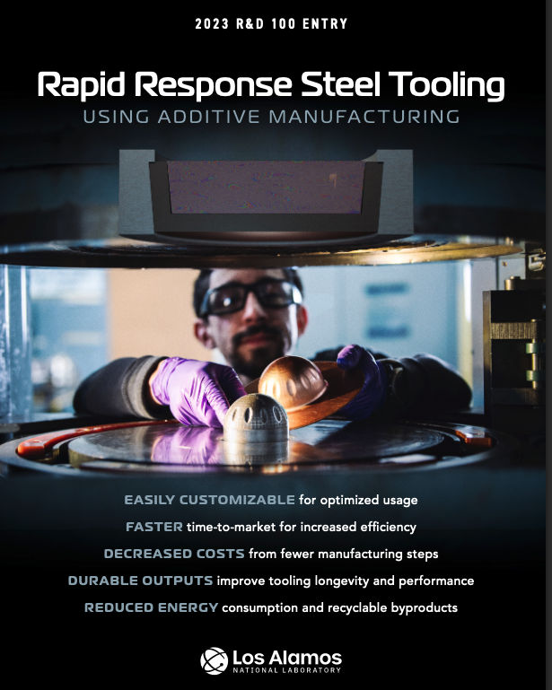 Rapid Response Steel Tooling using Additive Manufacturing is the R&D ...