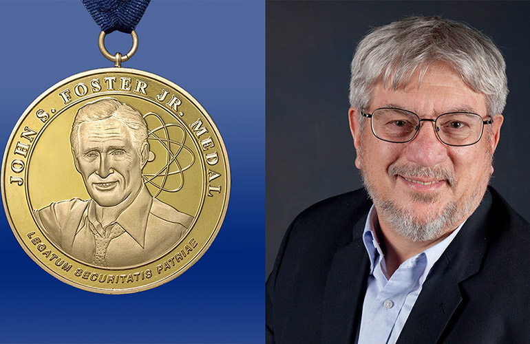 Anastasio wins 2025 Foster Medal for Nuclear Security