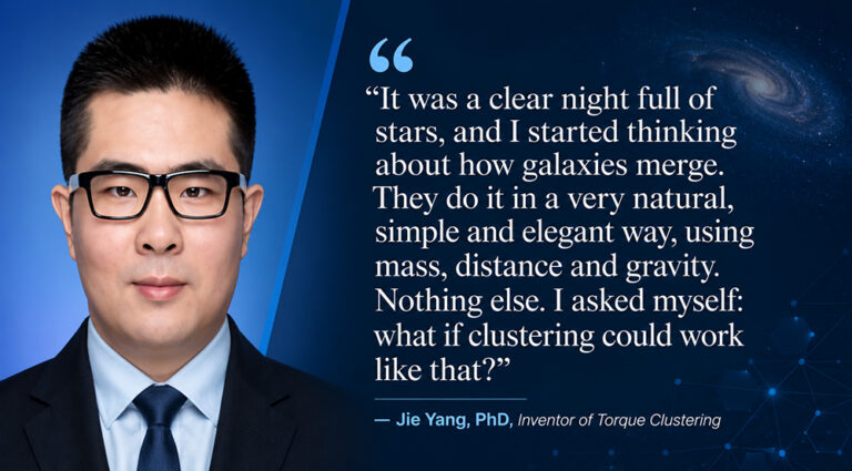 Creator of galaxy-inspired algorithm torque clustering envisions a path ...